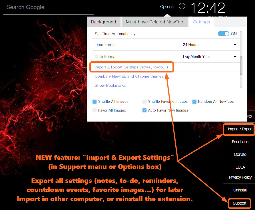 Import Settings Export Settings Hd Wallpapers Backgrounds